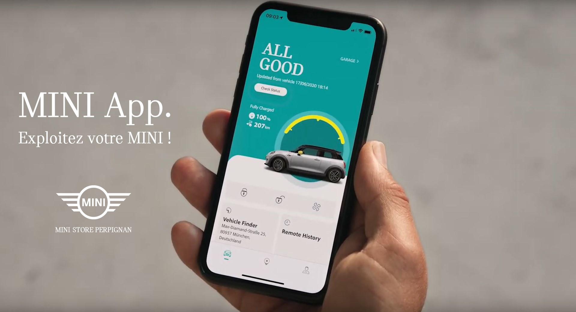 NOUVELLE APPLICATION MINI App.|MINI OLIVA MOTOR