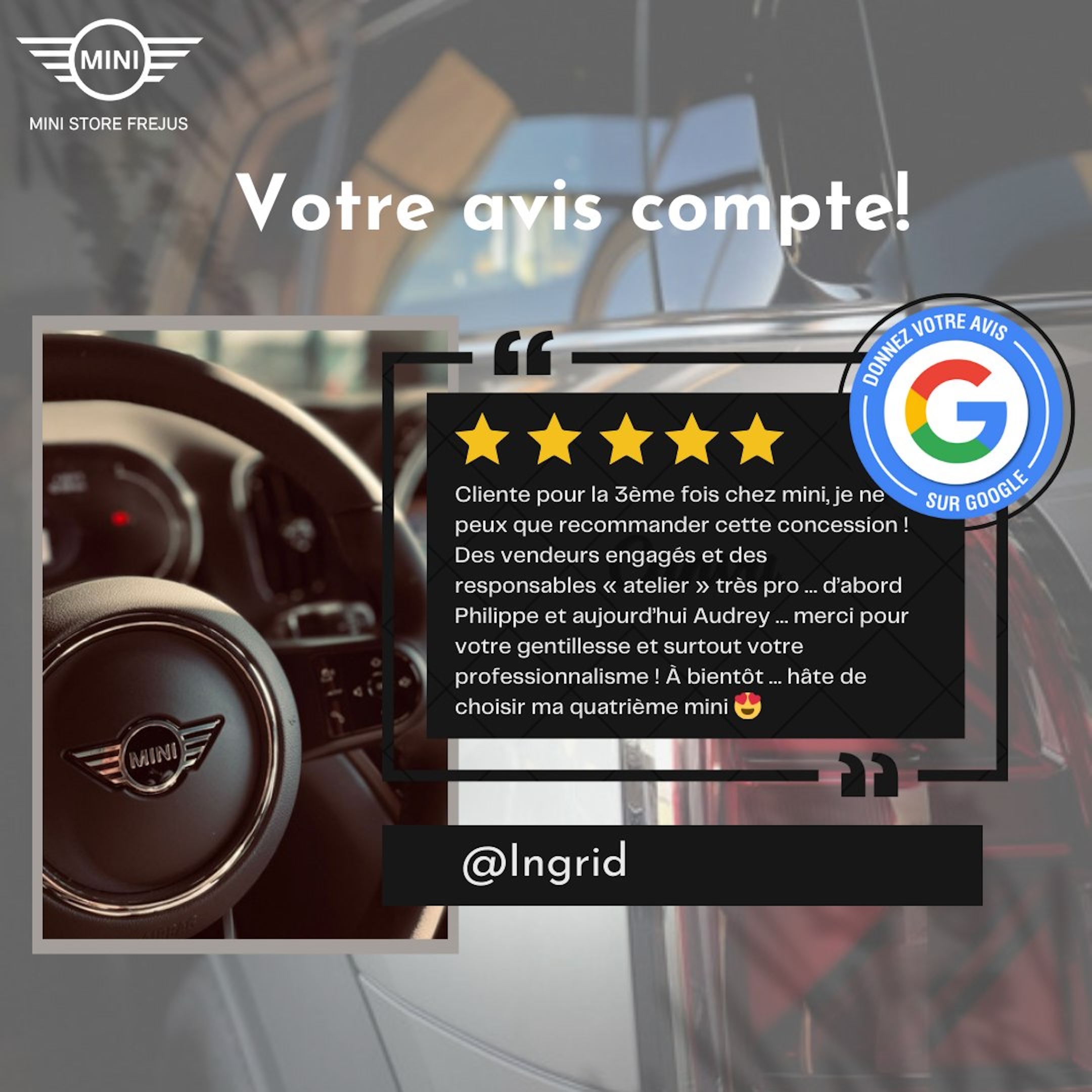 Votre avis compte ! |JPV